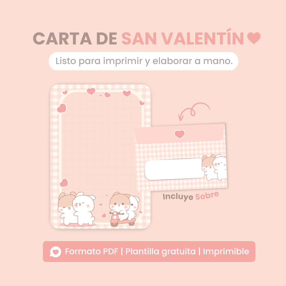 Calendario Minimal Kawaii 2025 - Recursos Kawaii